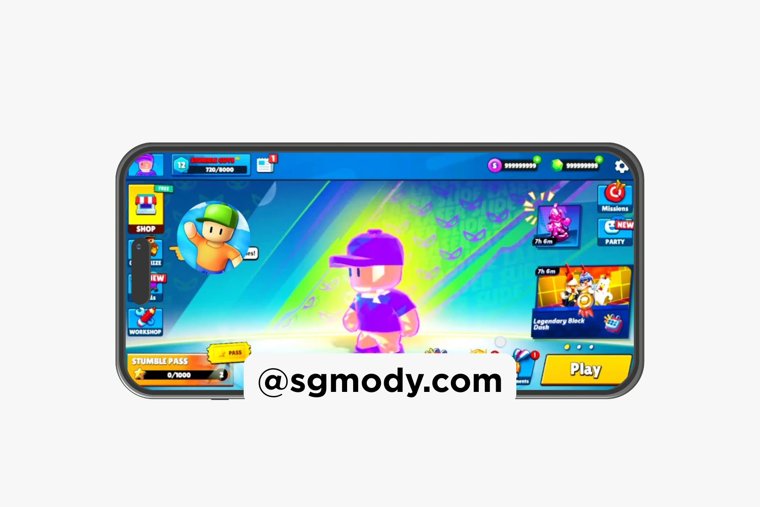 Download Stumble Guys mod apk v0.93.5 unlimited money/gems